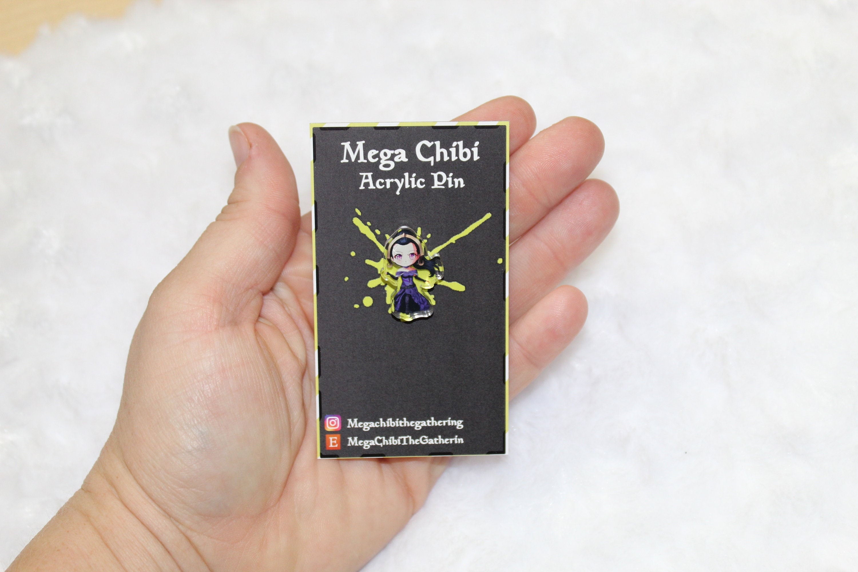 Liliana Vess Alt 2 Pin- Mtg Themed Acrylic Pins for Backpacks, Shirts ...