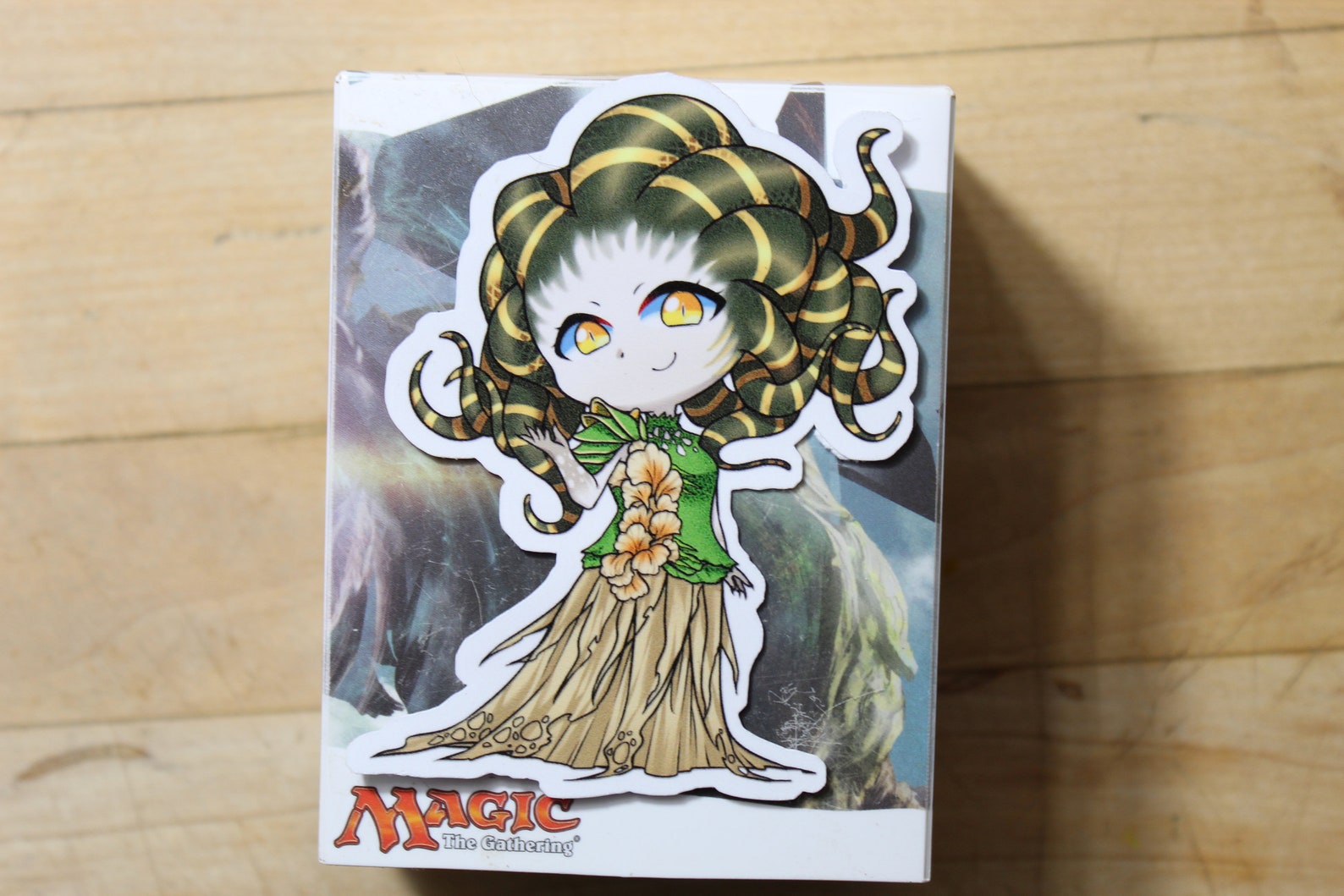 MTG vraska Chibi Styled Sticker for Deck Boxes | Etsy