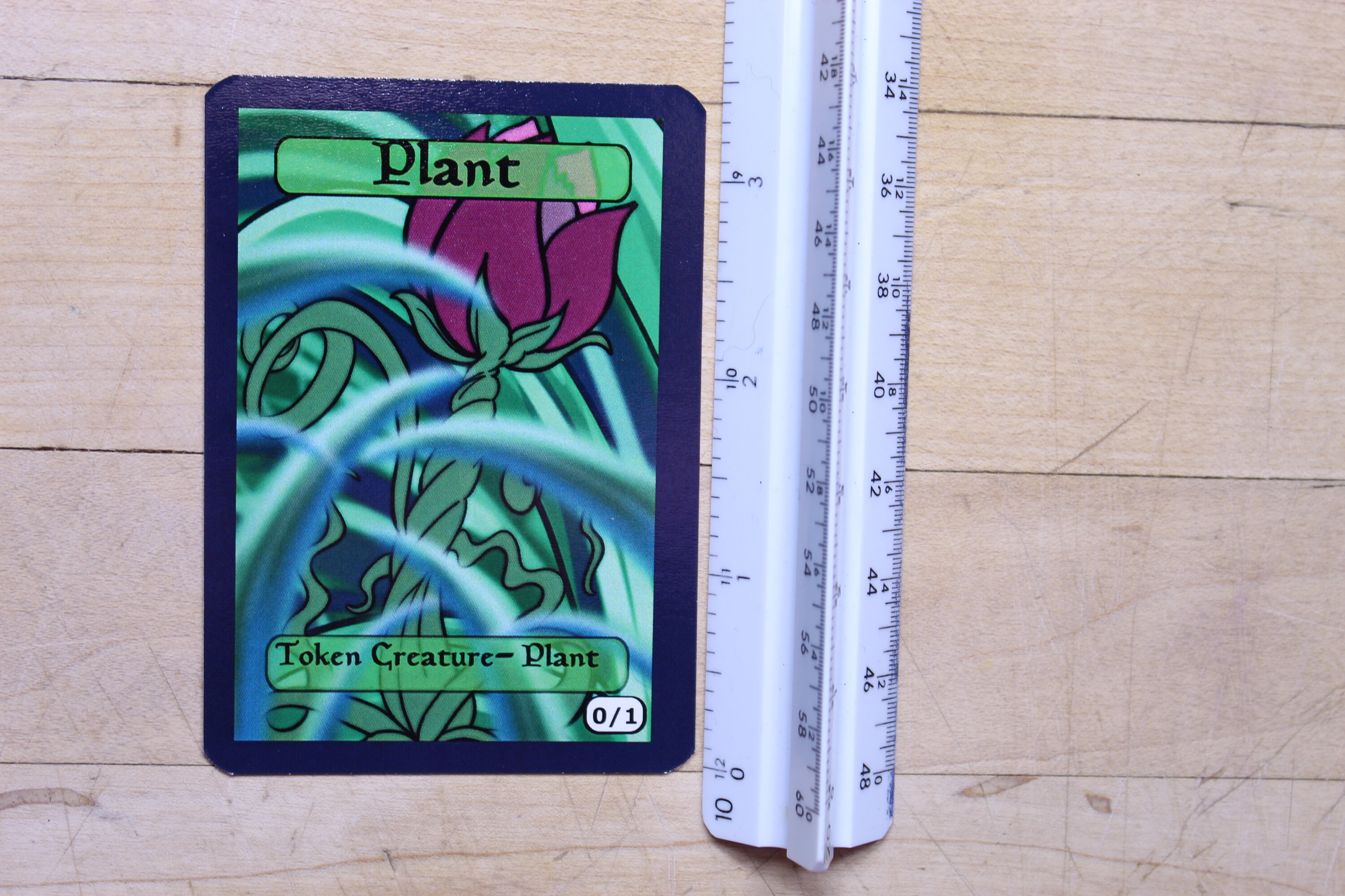 0/1 Plant Token Singles Alter Art | Etsy