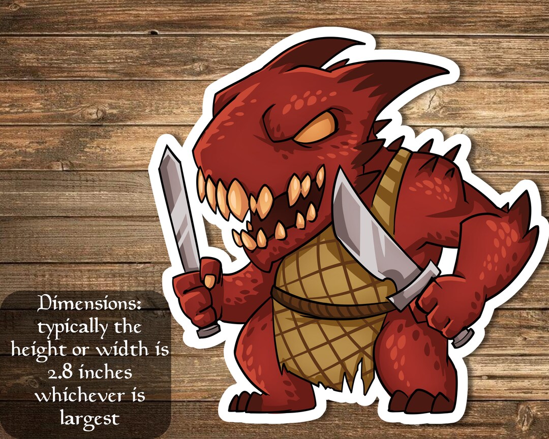 Thrakkus the Butcher Sticker Inspired by Magic Perfect for Deck Boxes ...