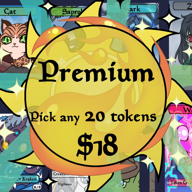 Cute Custom Mtg Token - Etsy