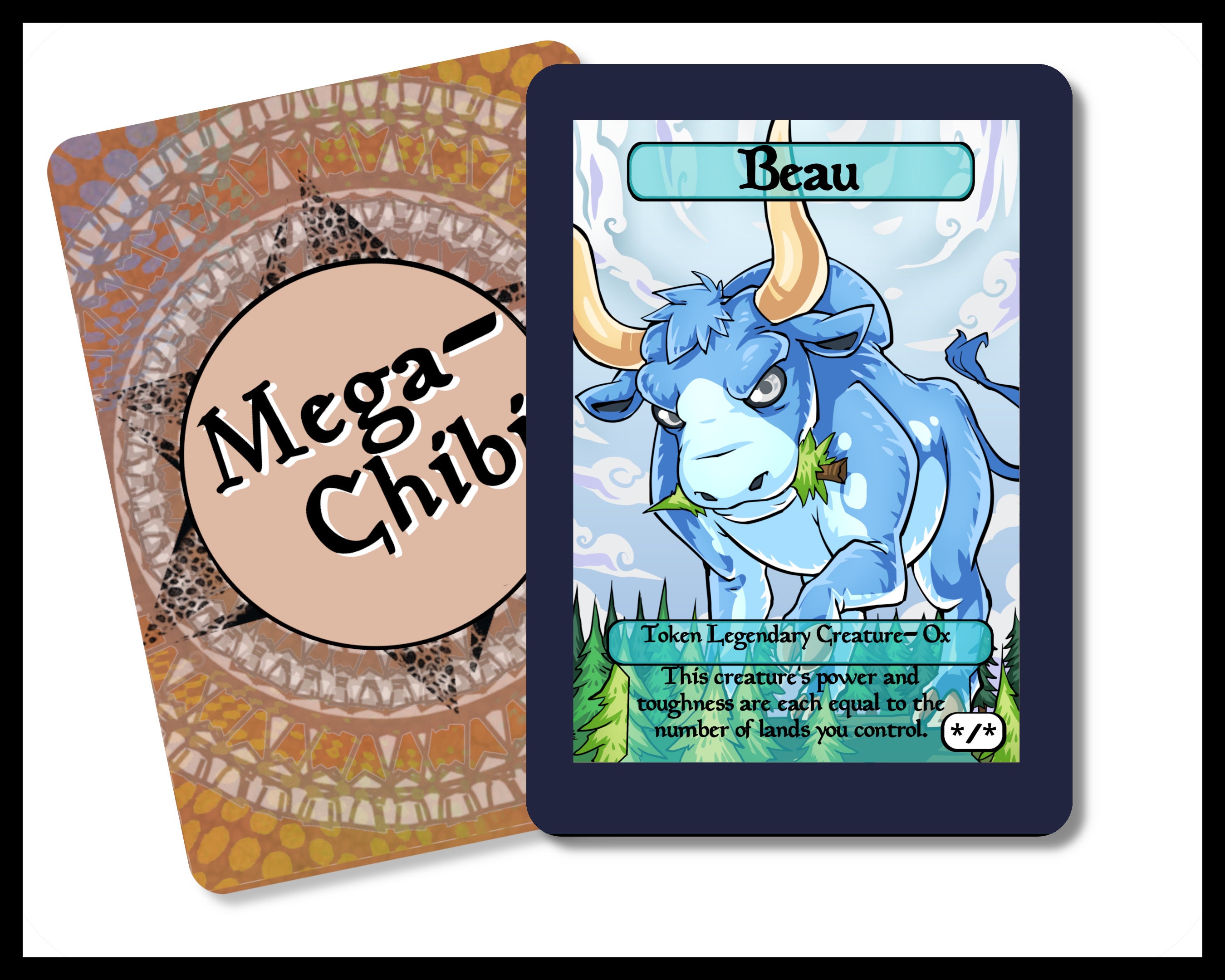 Beau creature Token TCG Standard Size for Magic to Represent Your Deck Tokens With Style ...