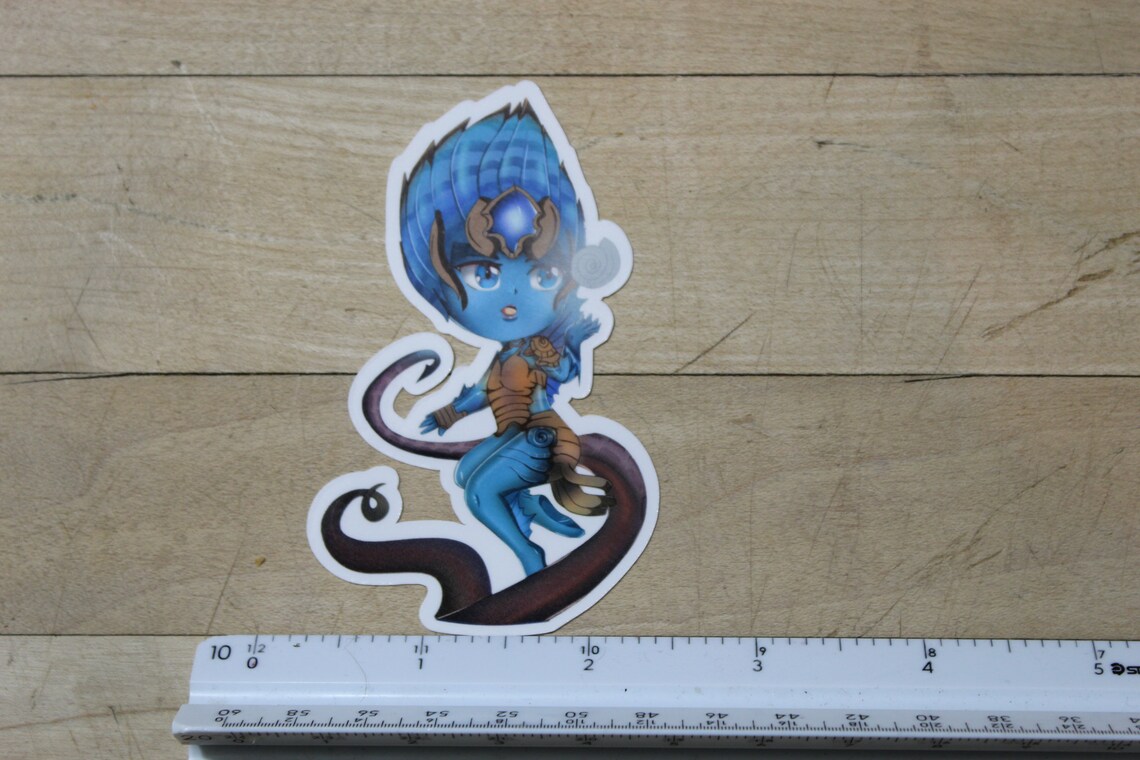 Alt Chibi Kiora Sticker for Deck Boxes S Laptops Journals | Etsy