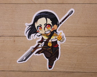 Alt Chibi Kiora Sticker for Deck Boxes S Laptops Journals | Etsy