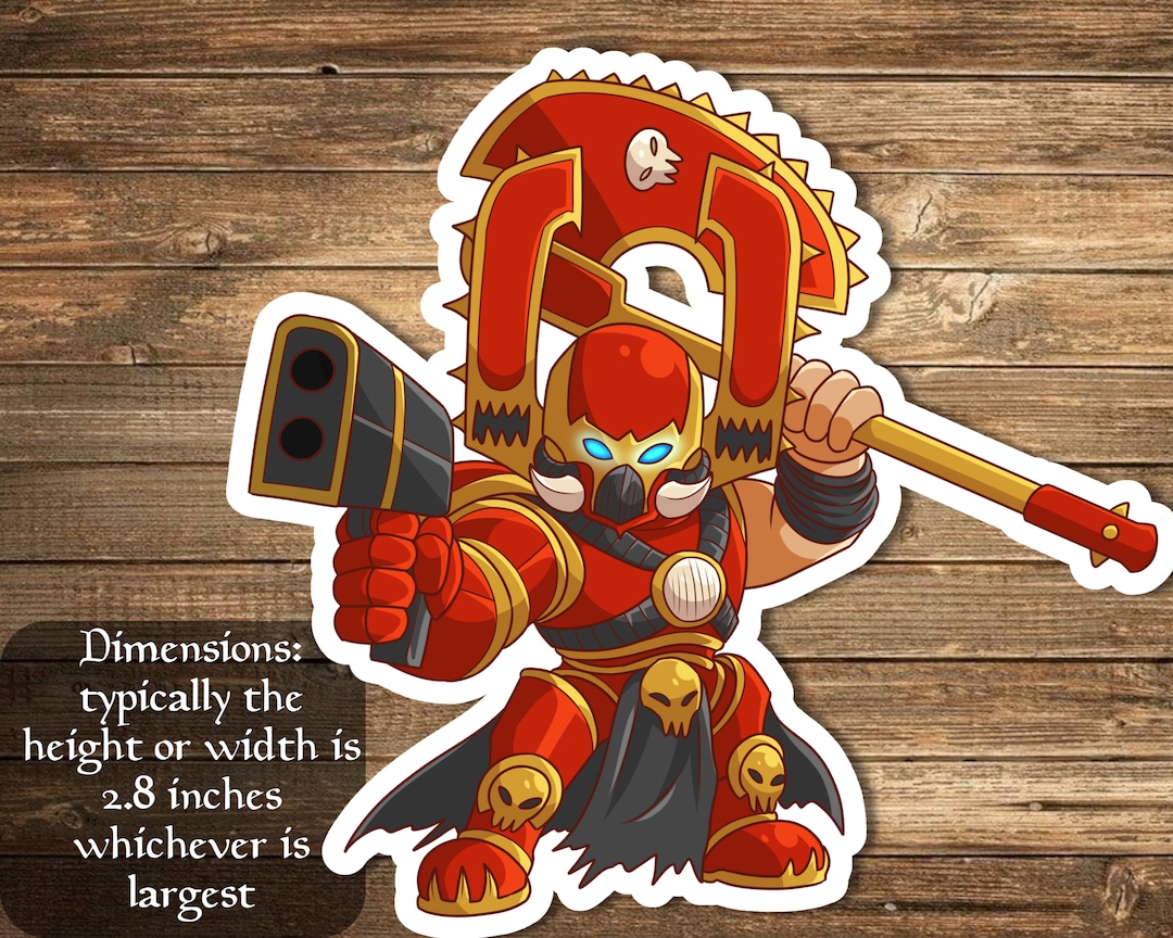 Kharn the Betrayer Sticker Inspired by Magic- Perfect for Deck Boxes ...