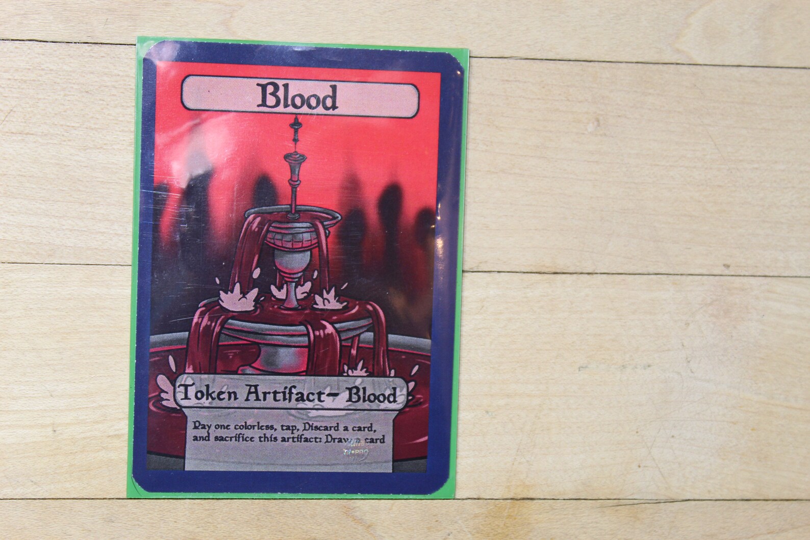 Blood Token Chibi-styled Singles Tokens Mtg Inspired Perfect | Etsy