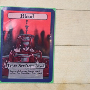 Blood Token Chibi-styled Singles Tokens Mtg Inspired- Perfect for Using ...