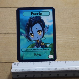 Faerie Chibi-styled Singles Tokens "m-21" Mtg Inspired- Perfect for ...
