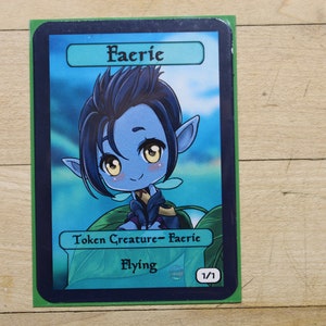 Faerie Chibi-styled Singles Tokens "m-21" Mtg Inspired- Perfect for ...