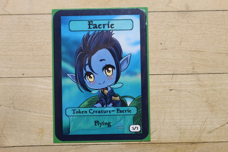Faerie Chibi-styled Singles Tokens "m-21" Mtg Inspired- Perfect for ...