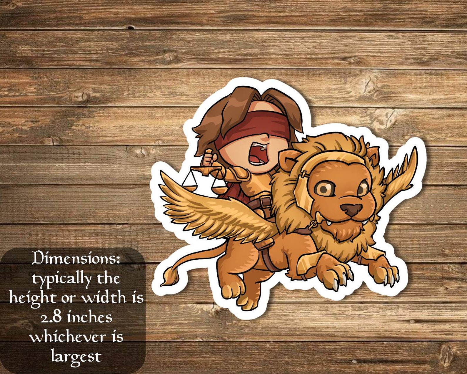 Krond the Dawn Clad Sticker- Perfect for Deck Boxes, Laptops, Journals ...