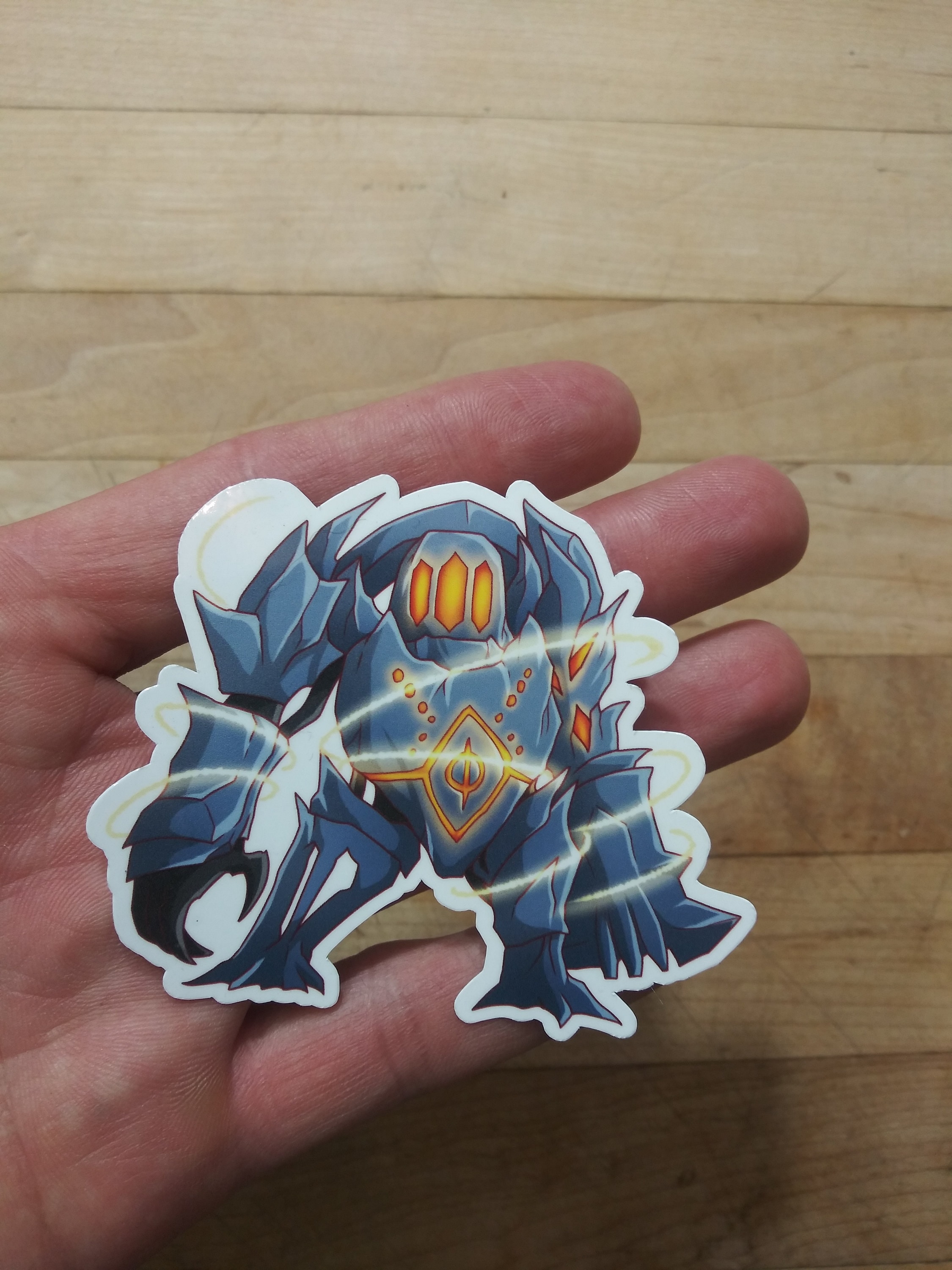 Chibi Blightsteel Colossus Sticker Inspired by Magic the - Etsy