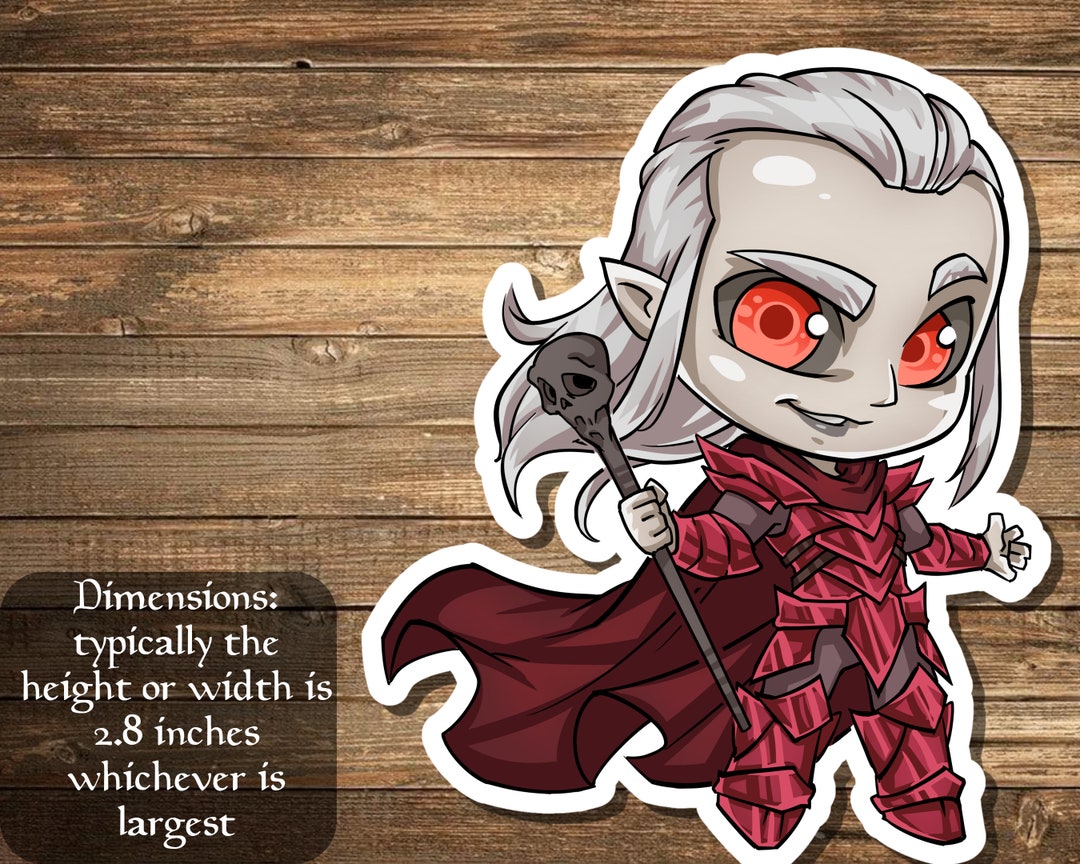 Baeloth Barrityl, Entertainer Sticker- Perfect for Deck Boxes, Laptops ...