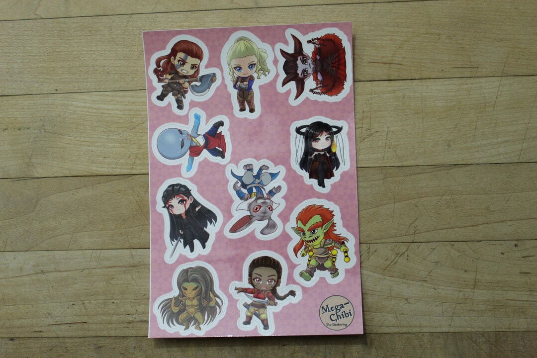 All Legendary Pack 3 Sticker- Matte Kiss Cut -your Favorite Commanders ...