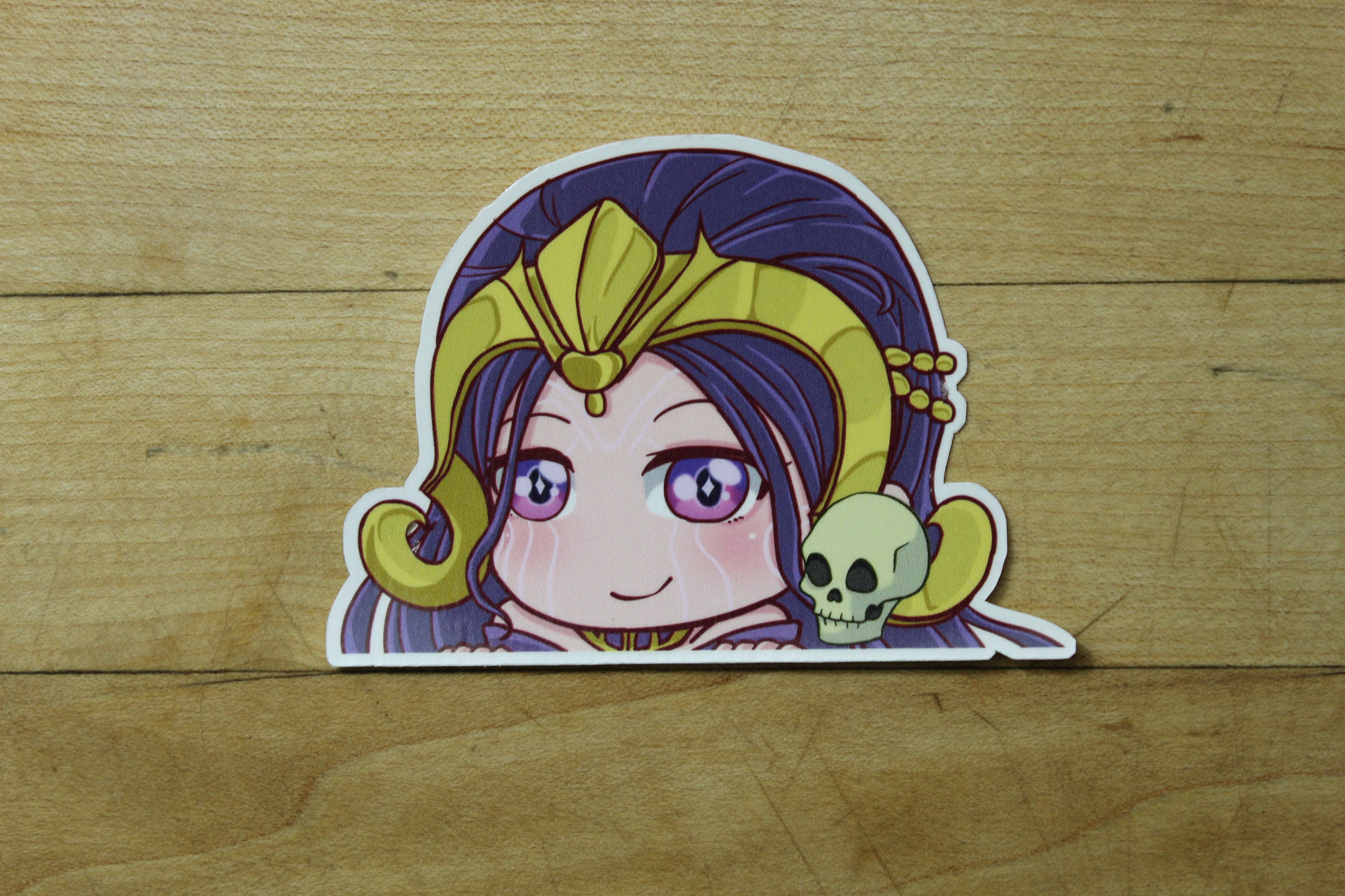 Chibi Liliana Peeker Sticker Laptops, Journals, Deckboxes and More ...