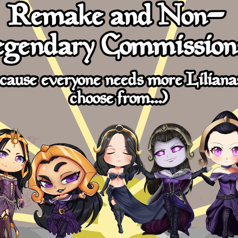 Custom Commission Card - Etsy