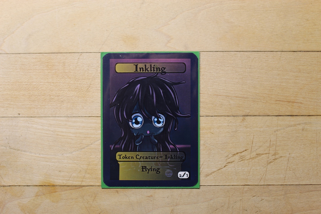 2/1 Flying Inkling Chibi-styled Singles Tokens Mtg Inspired- Perfect ...