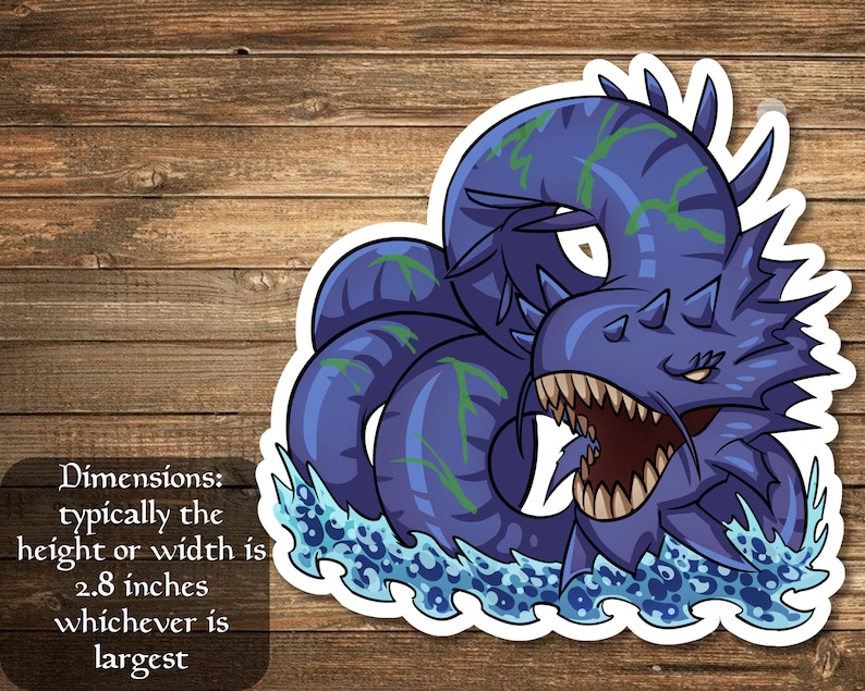 Aesi_ Tyrant of Gyre Strait Sticker Inspired by Magic the - Etsy