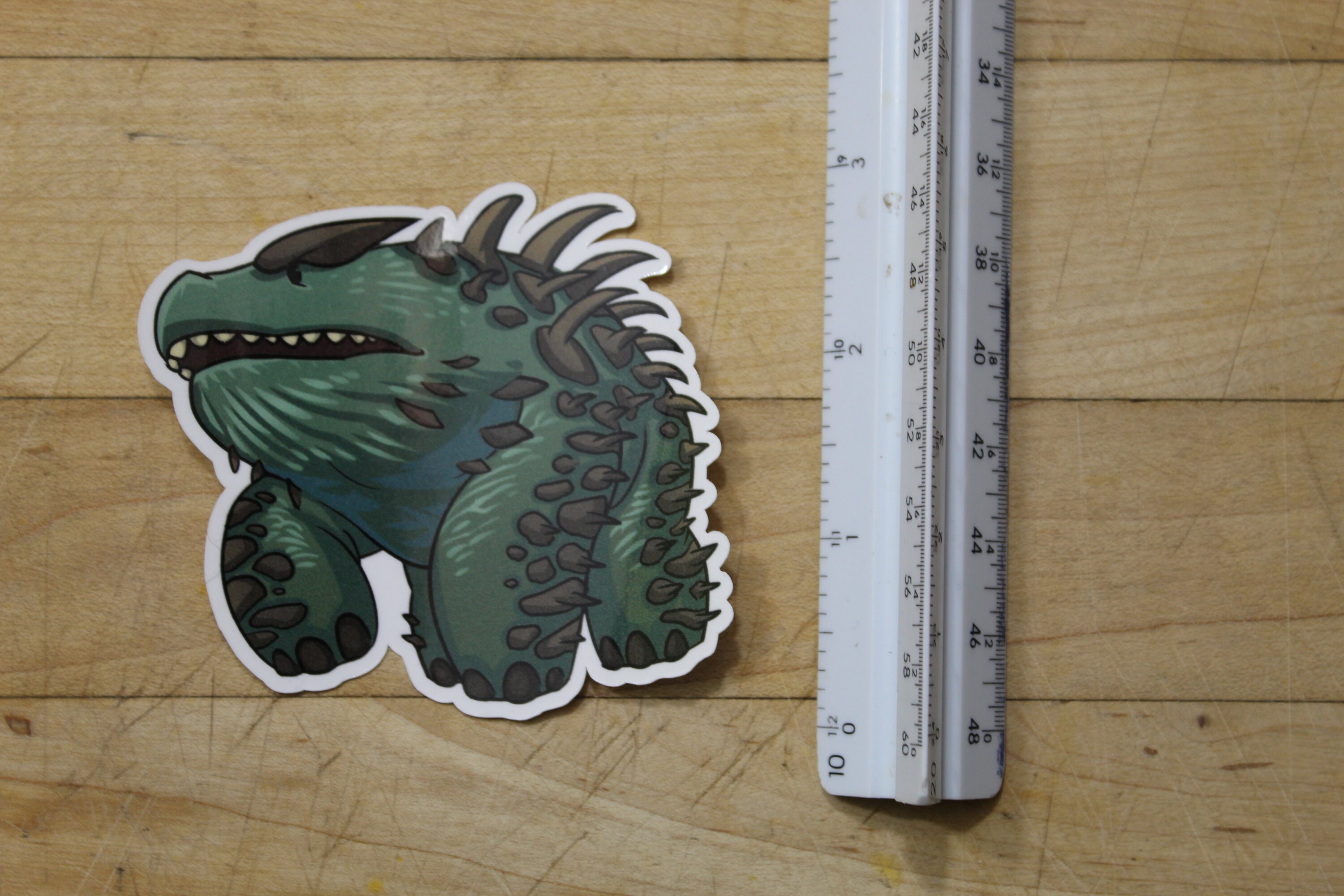Chibi Craterhoof Behemoth Sticker Inspired by Magic Decals - Etsy