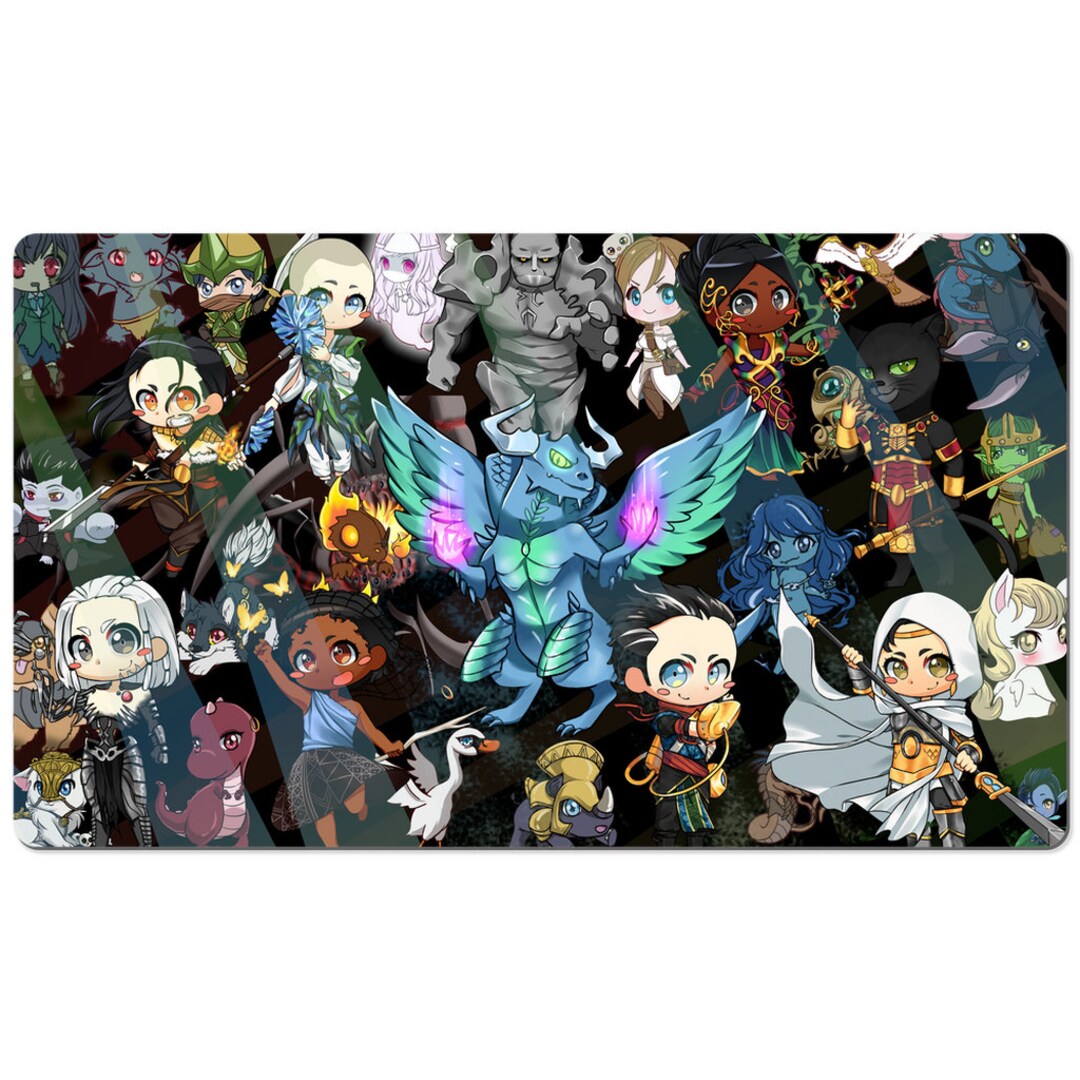 Chibi Walker and Friends Playmat - Perfect for Fans of Chibi Art and ...