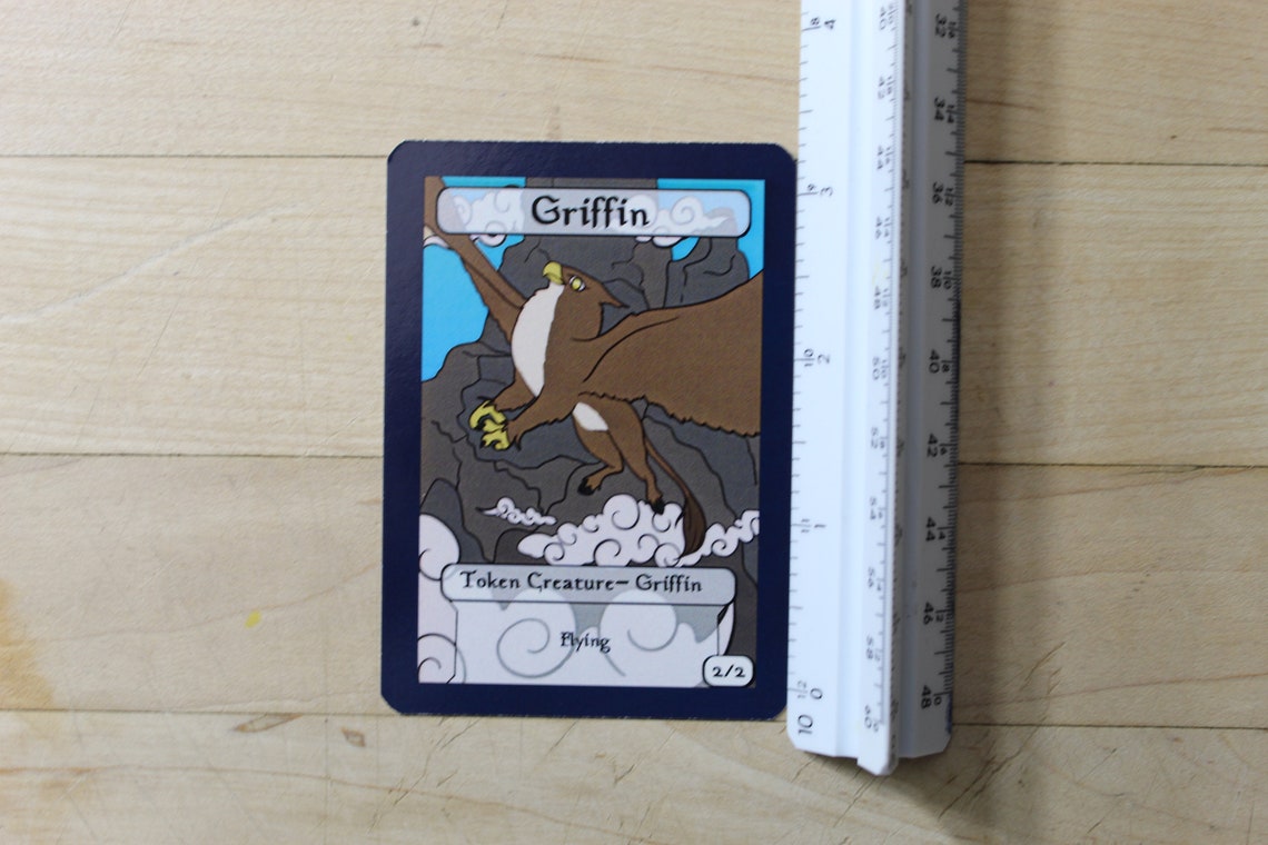 2/2 Griffin Chibi-Styled Tokens M-21 Mtg | Etsy