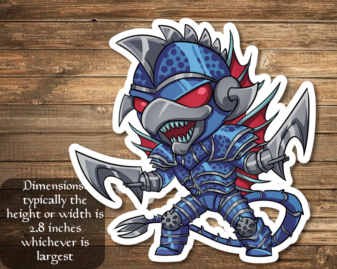 Gigan Cyberclaw Terror Sticker Inspired by Magic- Perfect for Deck ...