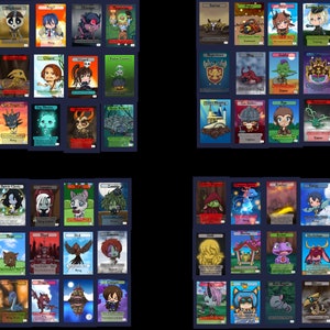 Chibi Mtg Pick Any 15 Creature Tokens, Emblems, or Lands- Super ...