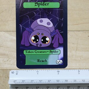 Spider Chibi-styled Singles Tokens "m-21" Mtg Inspired- Perfect for ...