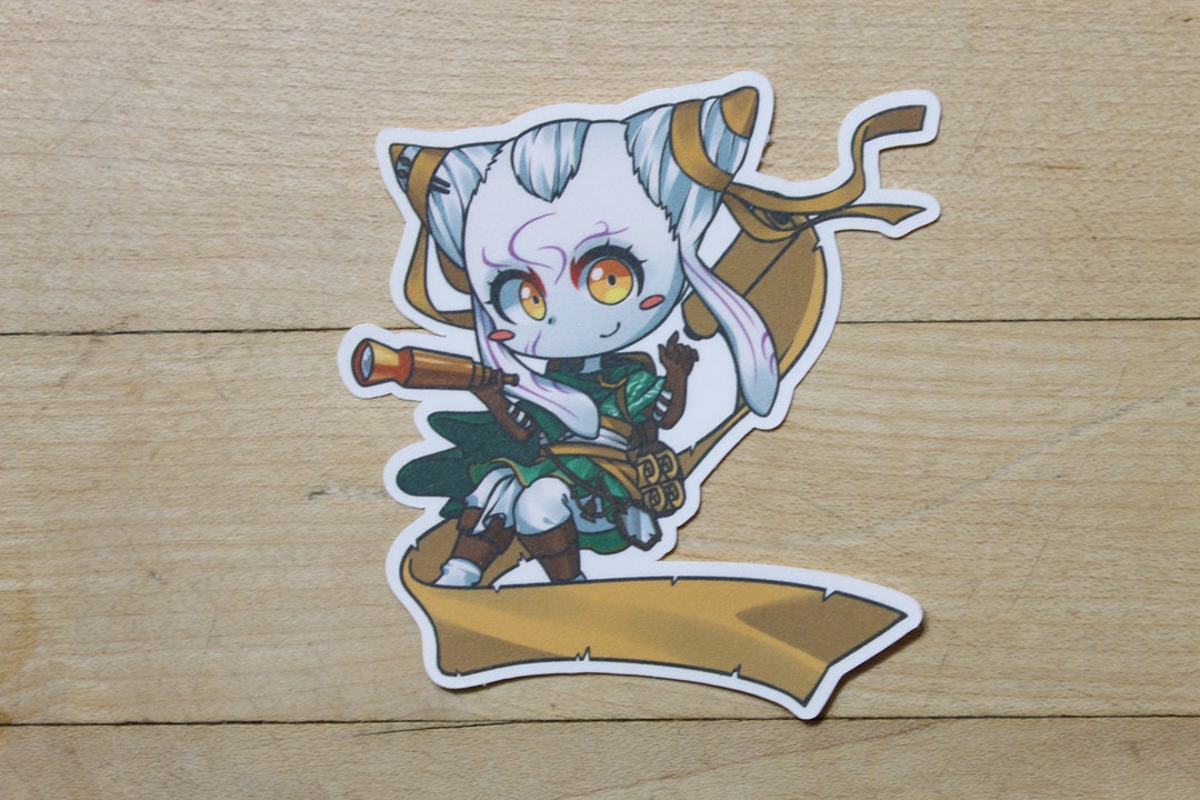 Chibi Inspired Tamiyo Sticker for Deck Boxes, S, Laptops, Journals ...