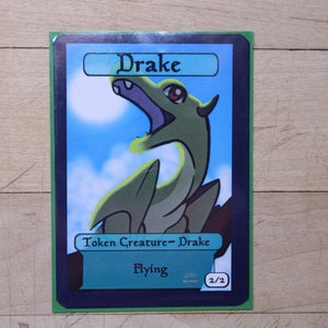 2/2 Drake Token Singles Alter Art, Edh,standard,commander,vintage,and ...