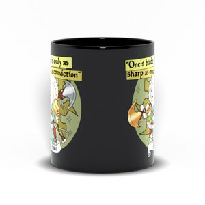 Chibi Ajani Mtg Inspired Black Mugs, Perfect Gift for Fans of Magic the ...