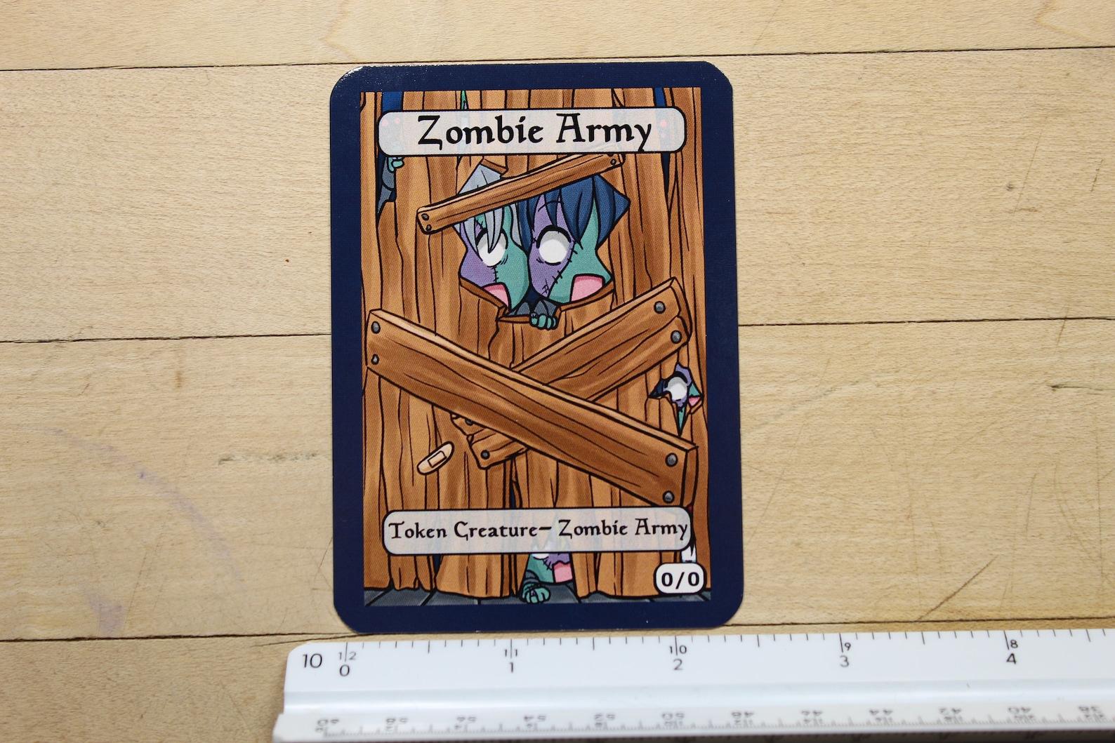 Zombie Army Token Chibi Singles for Alter Art Proxy in - Etsy