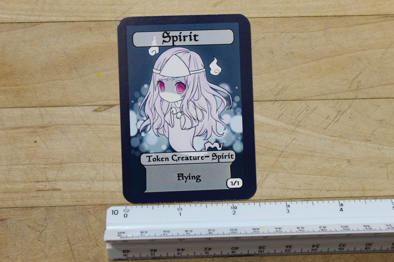 Spirit 1/1 Flying Chibi-styled Singles Tokens for Proxy in Edh,standard ...