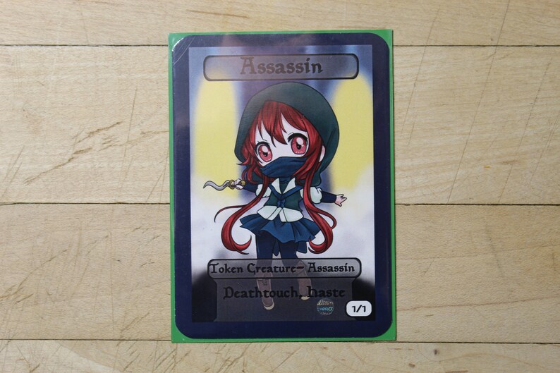 Assassin W Haste and Deathtouch Chibi-styled Singles Tokens Mtg ...