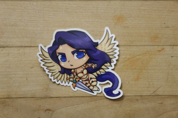 Chibi Akroma angel of wrath Decals perfect for Deck boxes | Etsy