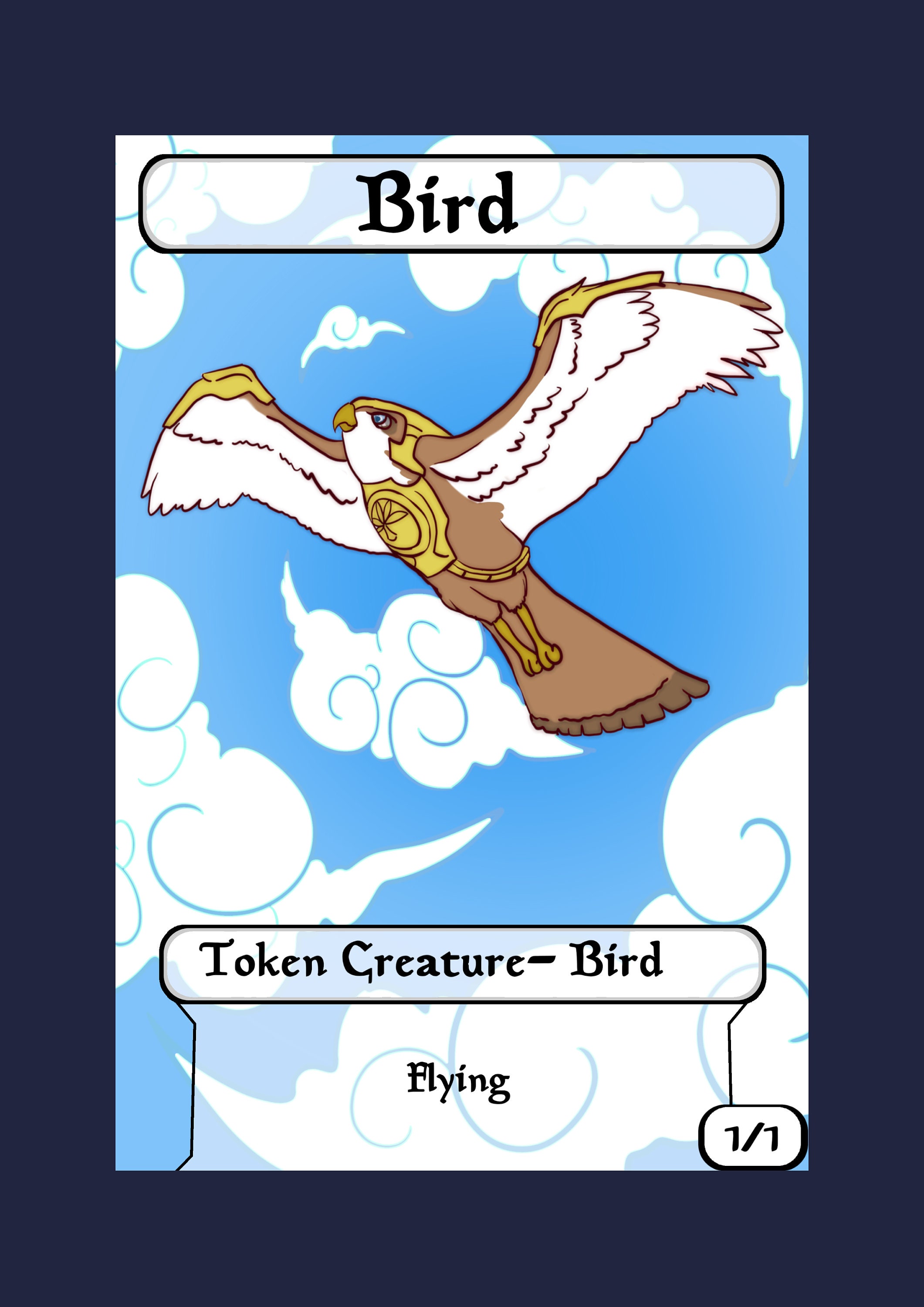 Bird Tokens Chibi-styled m-21 Mtg Inspired - Etsy