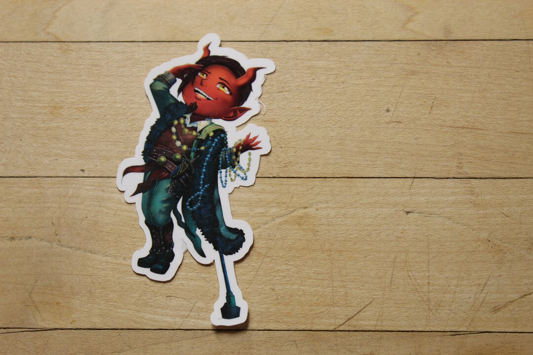 Tibalt, the Fiend-blooded 2 Sticker Inspired by Magic the - Decals ...