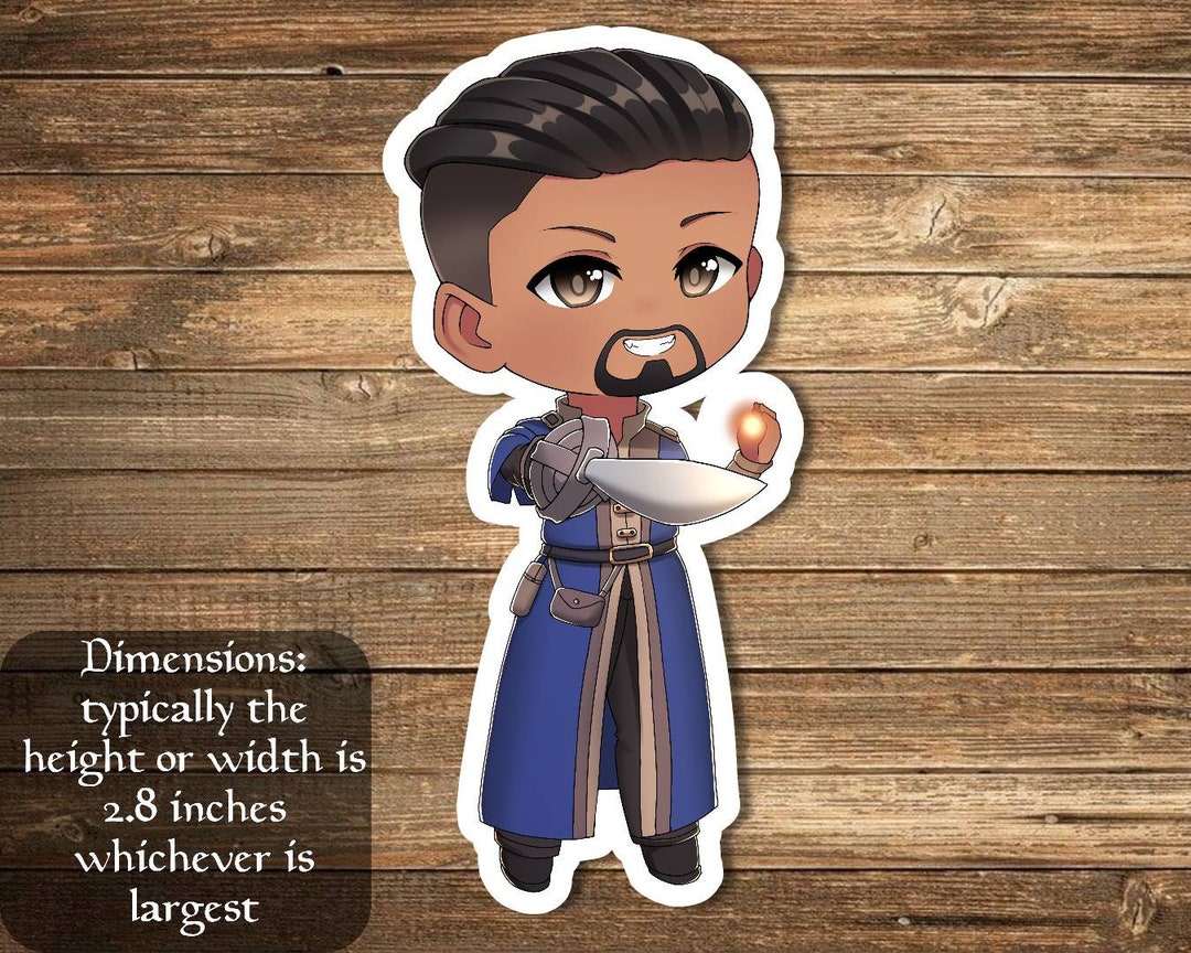 Wyll, Blade of the Frontiers Sticker- Perfect for Deck Boxes, Laptops ...