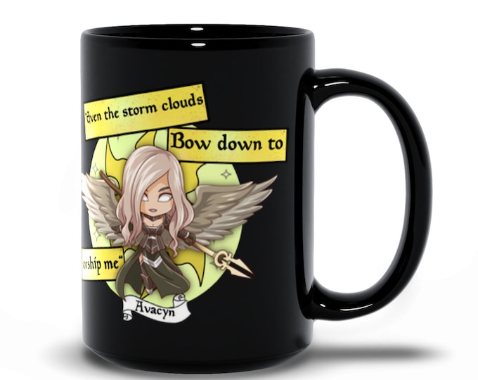 Chibi Tamiyo Mtg Inspired Black Mugs Perfect Gift for Fans of | Etsy