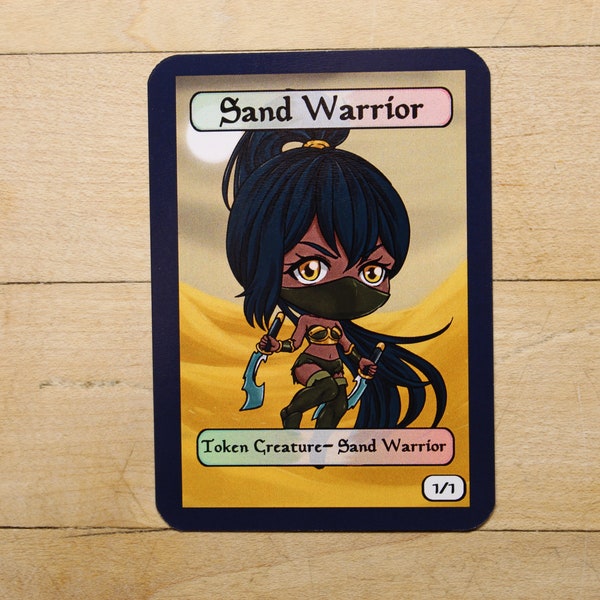 Sand Warrior Token - Etsy