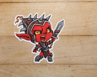 Rograkh, Son of Rohgahh Proxy - Anime Style Trading Card - Etsy