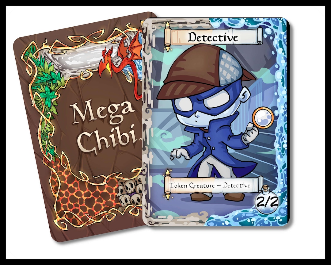 Detective Token- TCG Standard Size for Magic to Represent Your Deck ...