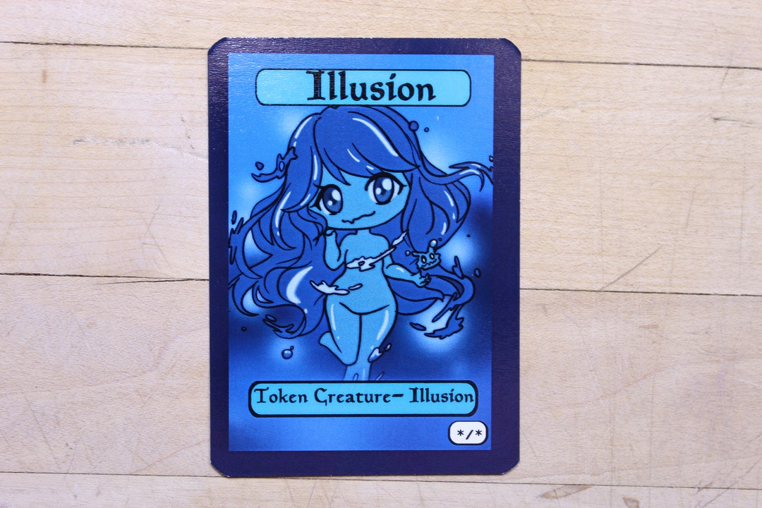 MTG */* Illusion Token Singles Alter Art, Edh,standard,commander ...