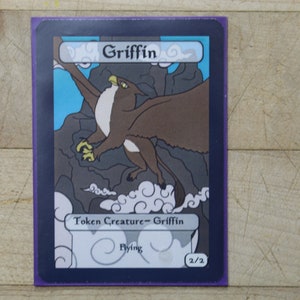 2/2 Griffin Chibi-styled Tokens "m-21" Mtg Inspired- Perfect for Using ...