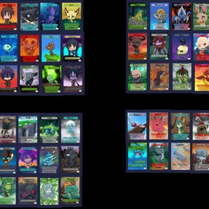 Chibi Mtg Pick Any 5 Creature Tokens Emblems or Lands Super - Etsy