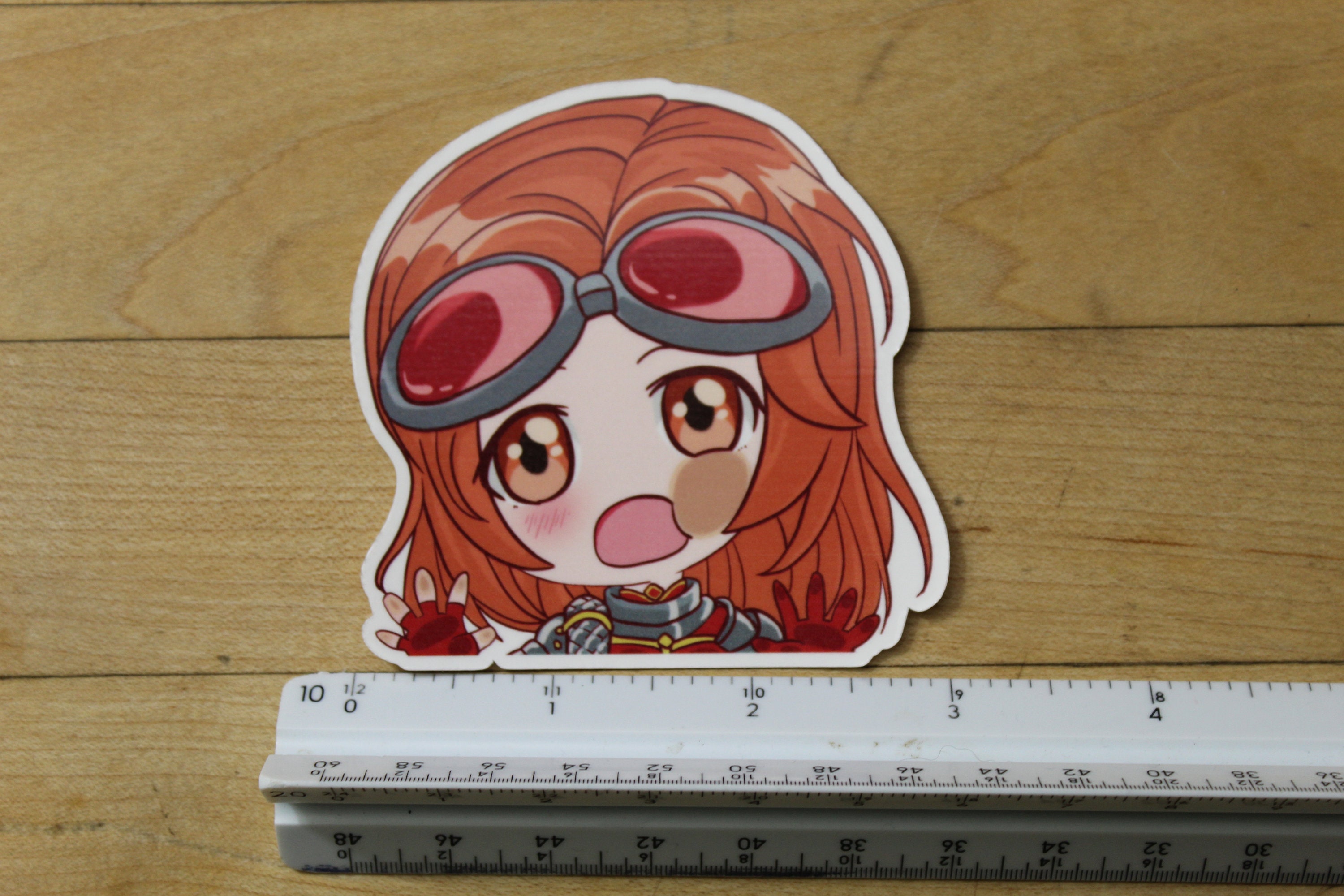 Chibi Chandra Peeker Sticker Laptops Journals Deckboxes and - Etsy