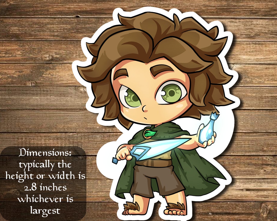 Samwise, the Stouthearted Sticker Inspired by Magic- Perfect for Deck ...