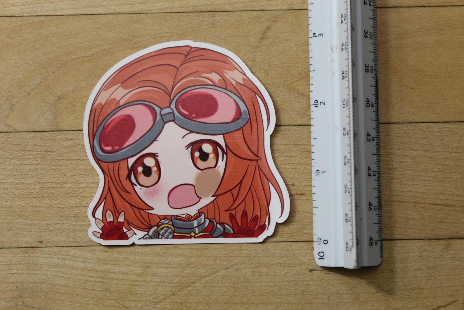 Chibi Chandra Peeker Sticker Laptops Journals Deckboxes and - Etsy