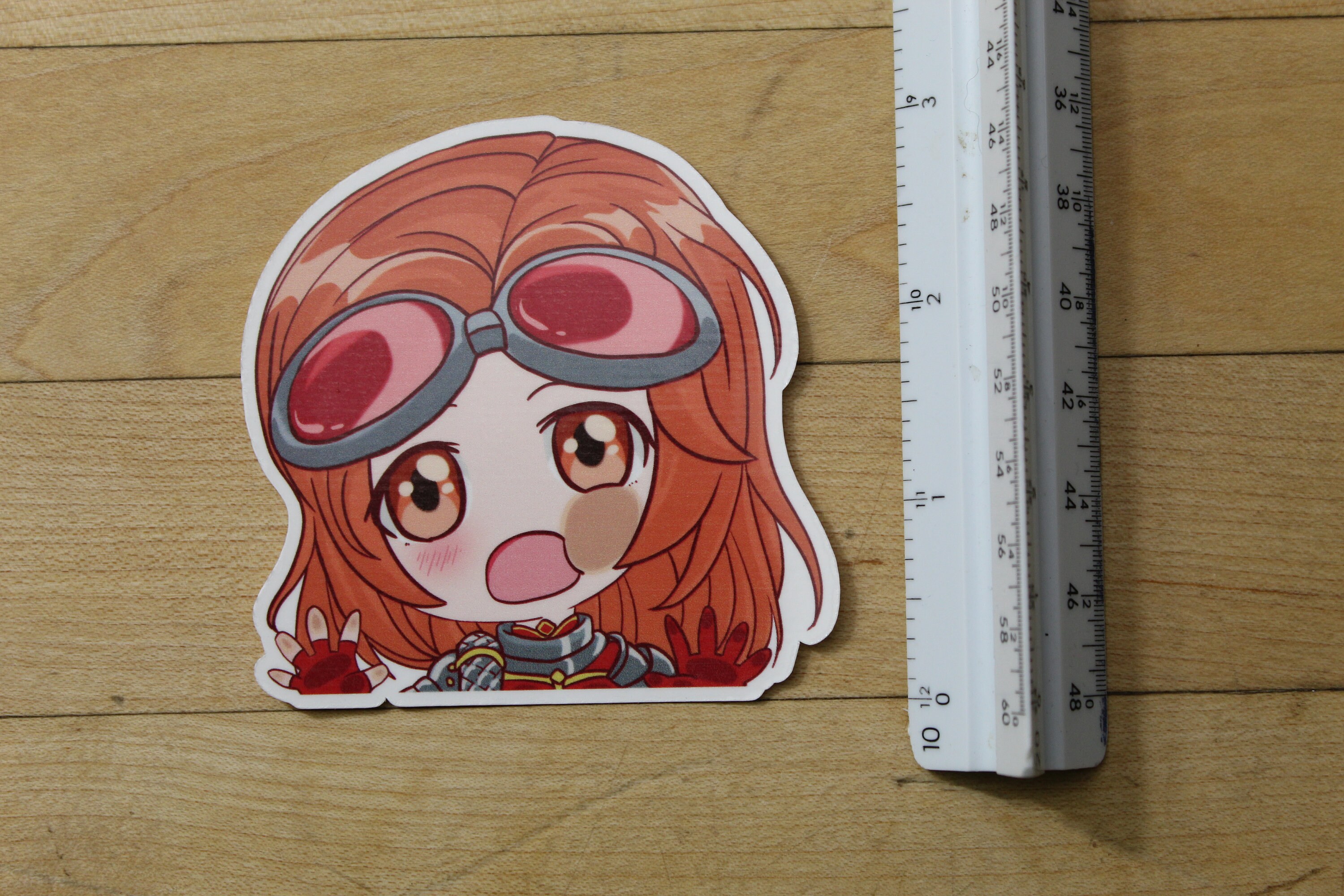 Chibi Chandra Peeker Sticker Laptops, Journals, Deckboxes and More ...