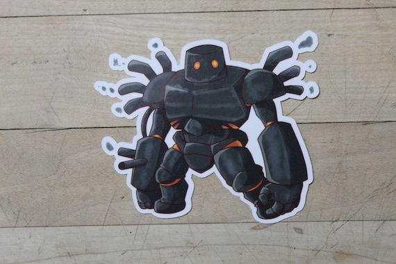 Chibi Darksteel Colossus Sticker Inspired by Magic the | Etsy